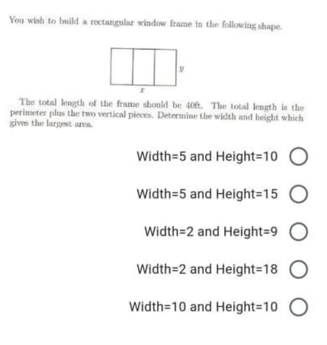 Solved You wish to build a rectangular window frame in the | Chegg.com
