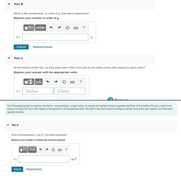 Solved Part B What is the acceleration, in units of g, that | Chegg.com