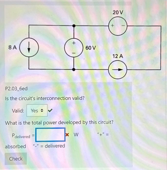 Solved P2.03_6ed Is the circuit's interconnection valid? | Chegg.com