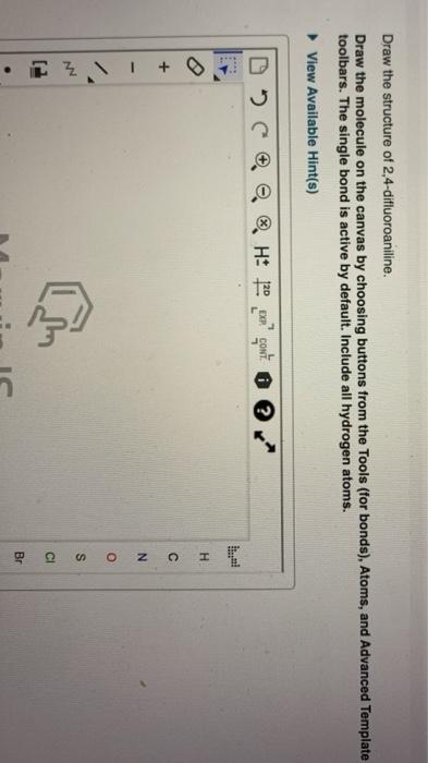 Solved Draw the structure of 2,4-difluoroaniline. Draw the | Chegg.com