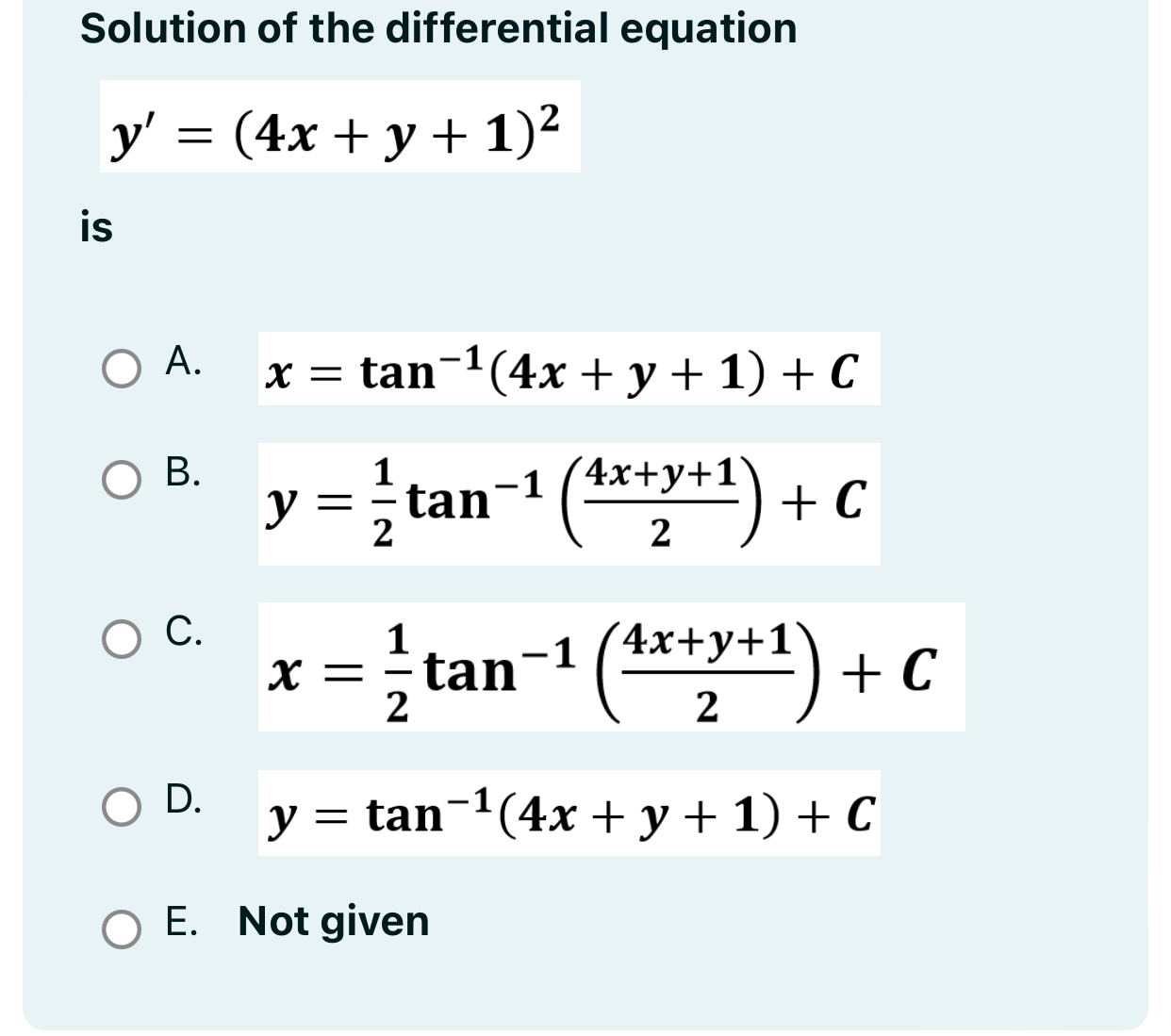 Solved Solution of the differential | Chegg.com