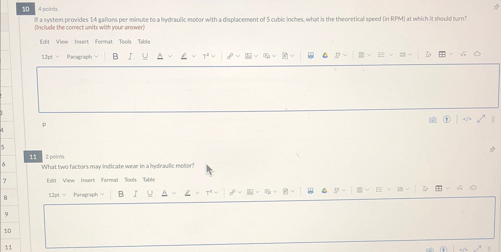 Solved 104 ﻿pointsIf a system provides 14 ﻿gallons per | Chegg.com