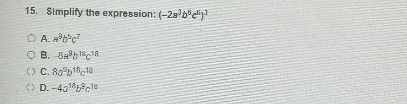 Solved Simplify the expression: | Chegg.com