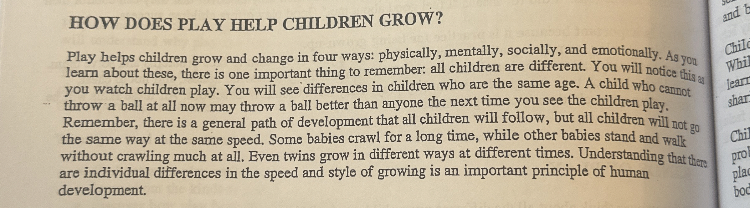 Solved Summarize this article:HOW DOES PLAY HELP CHILDREN | Chegg.com