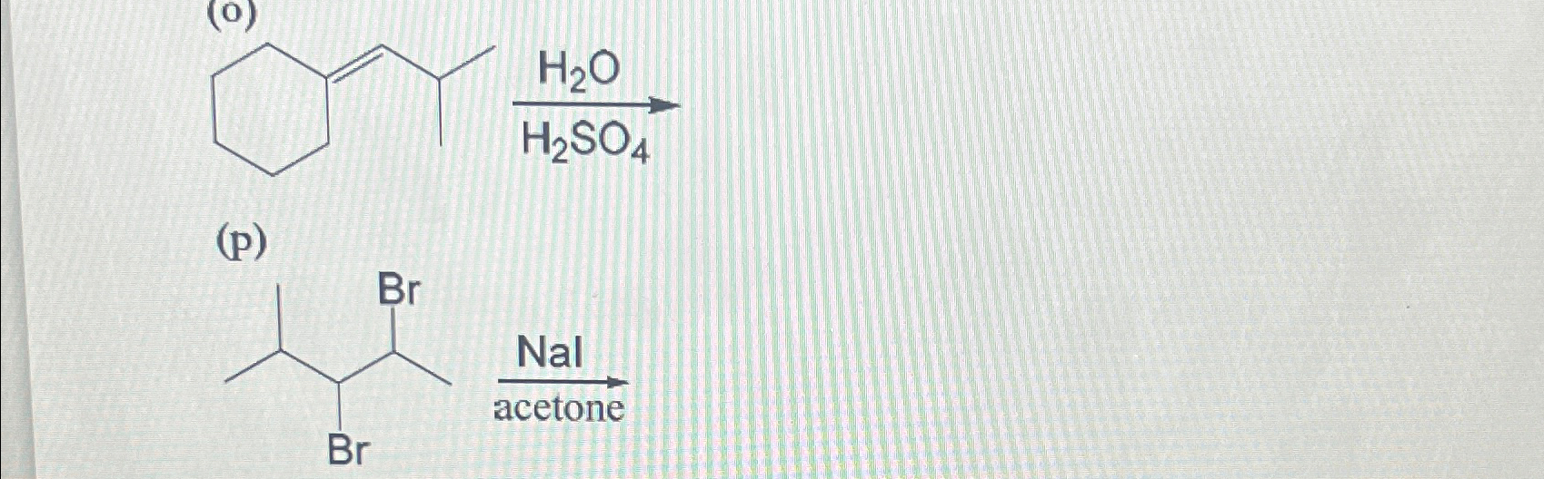Solved Predict all the product(s) ﻿expected from each of the | Chegg.com