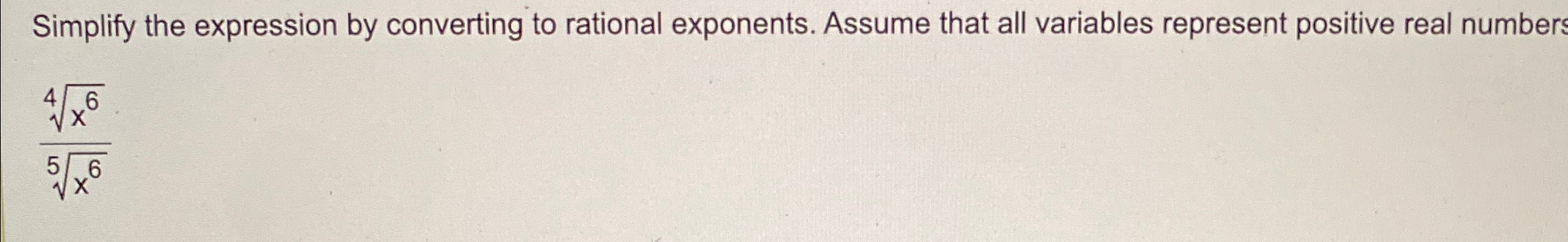 Solved Simplify the expression by converting to rational | Chegg.com
