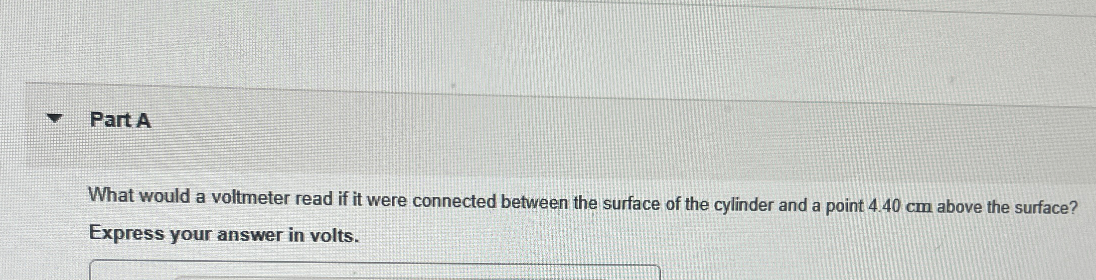 Solved Part AWhat would a voltmeter read if it were | Chegg.com