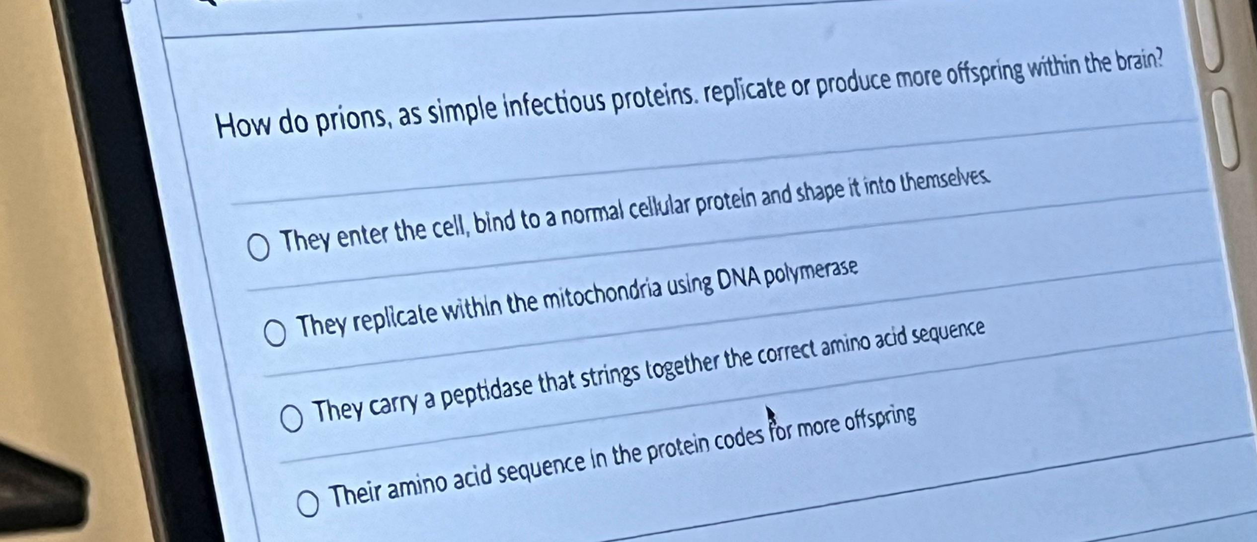 Solved How do prions, as simple infectious proteins. | Chegg.com