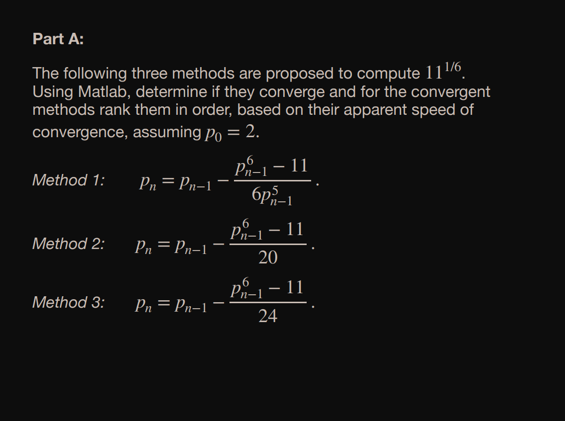 Solved Part A:The following three methods are proposed to | Chegg.com