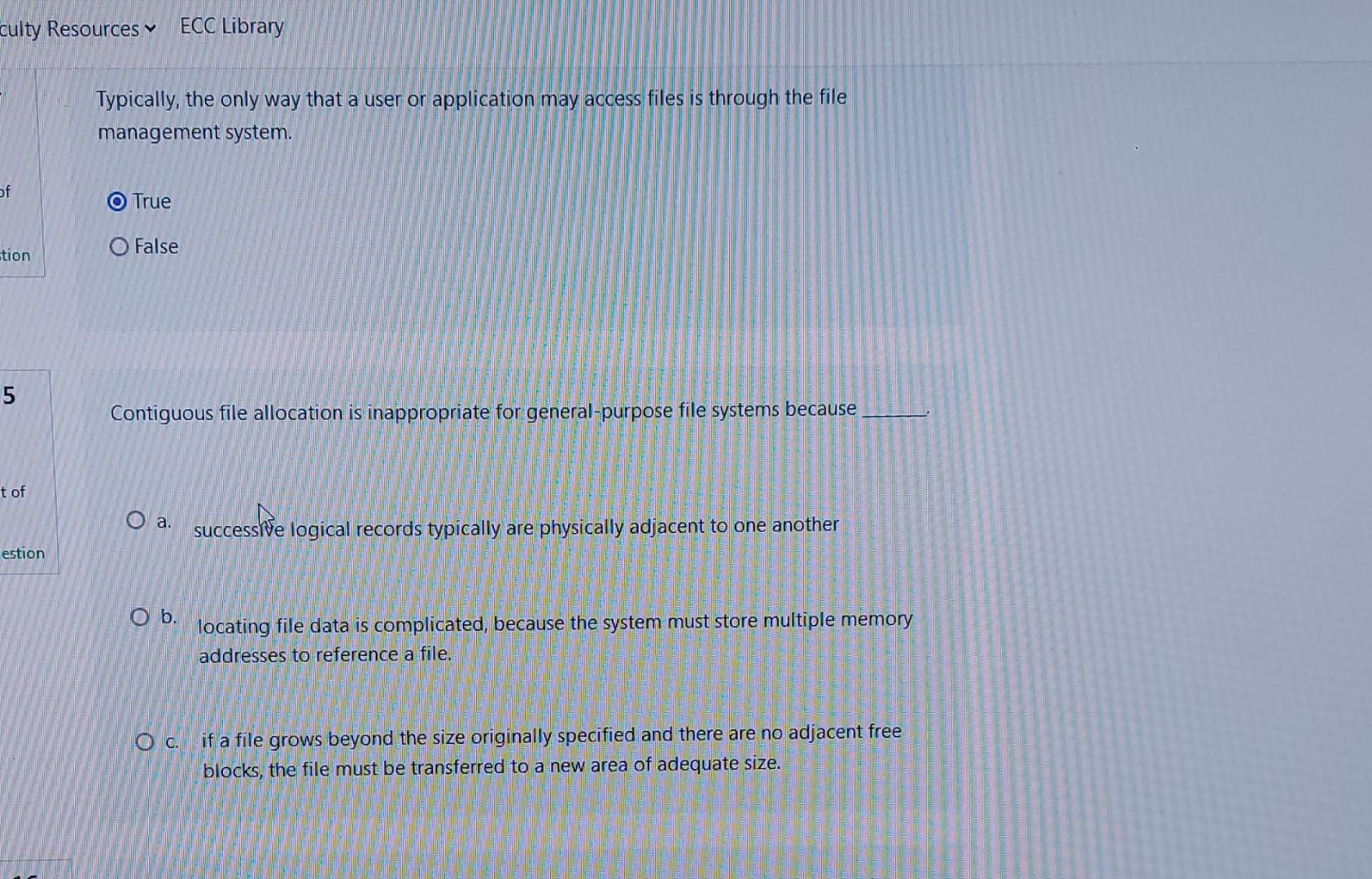 Solved Typically, the only way that a user or application | Chegg.com