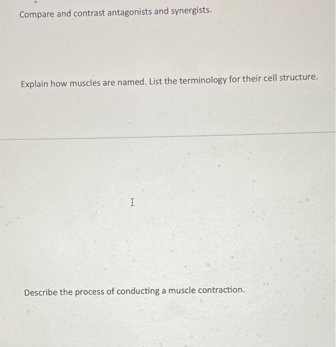 Solved Compare and contrast antagonists and synergists. | Chegg.com