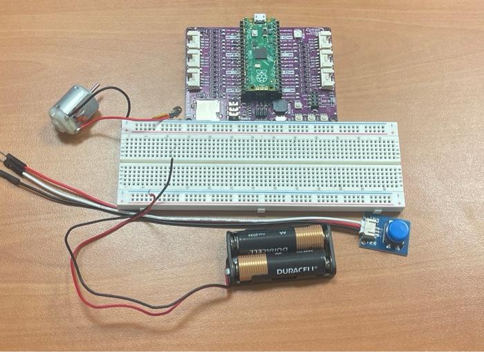 Solved I have a Raspberry Pi Pico, a DC motor, a battery | Chegg.com