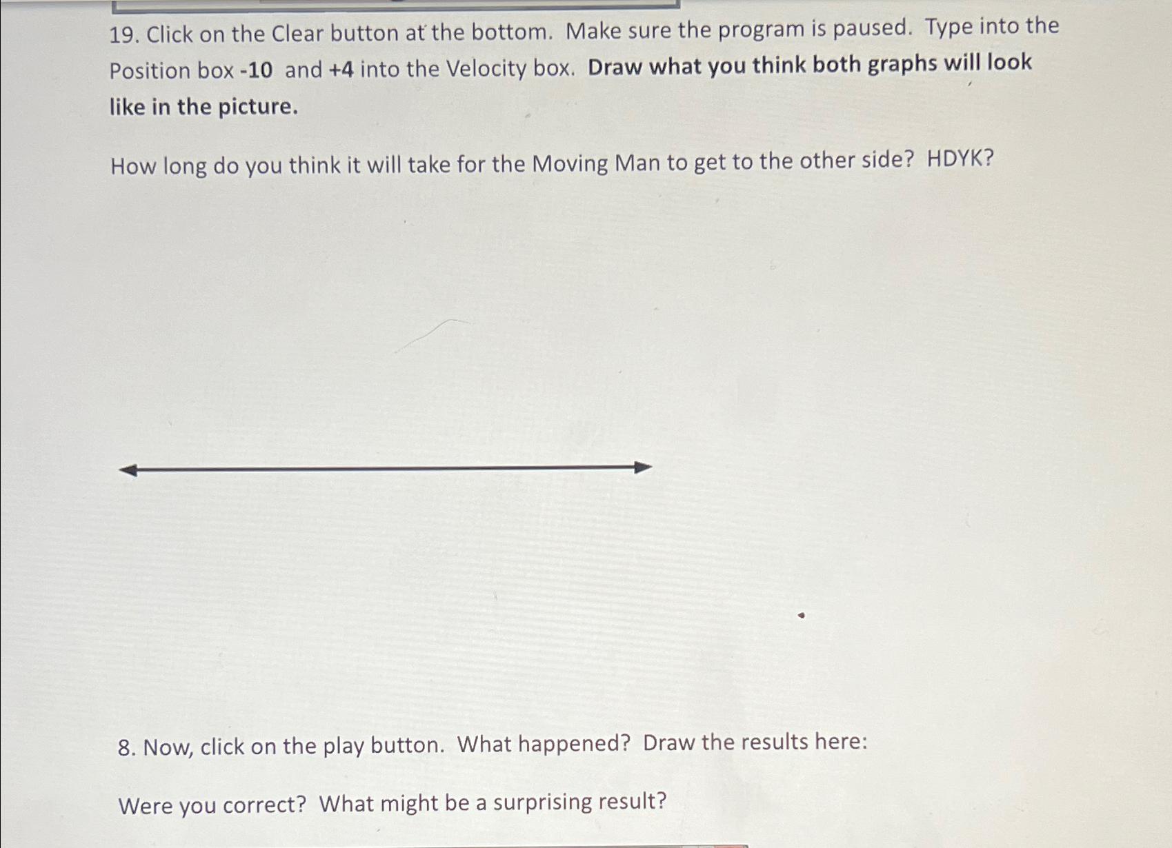 Solved Click on the Clear button at the bottom. Make sure | Chegg.com