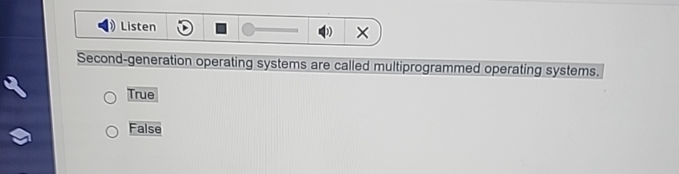 Solved ListenSecond-generation operating systems are called | Chegg.com