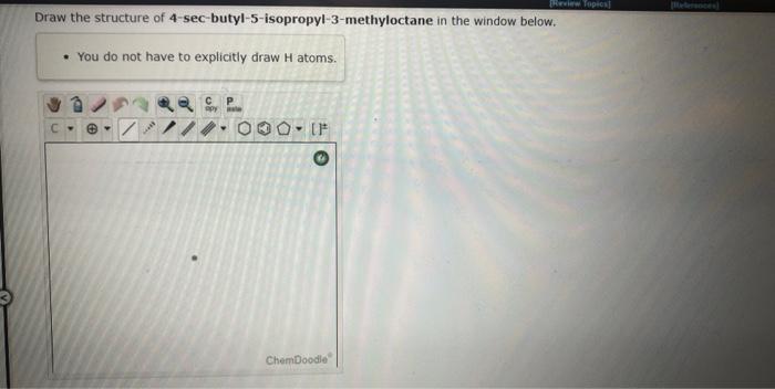 Solved Review Topical Draw the structure of | Chegg.com