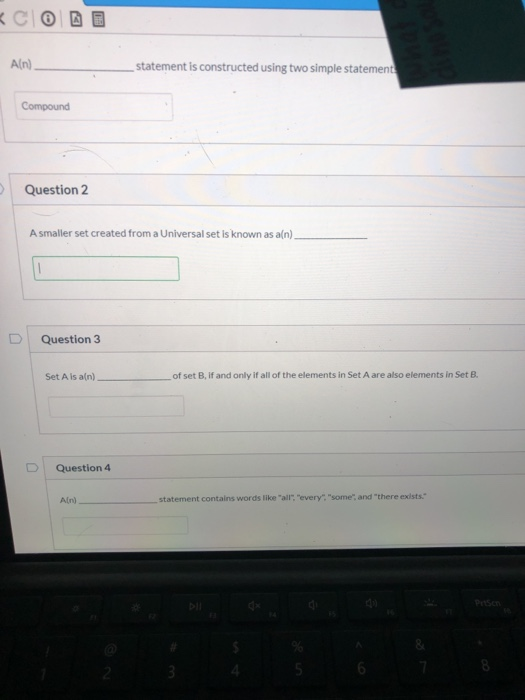 Solved CODE Aln) statement is constructed using two simple | Chegg.com