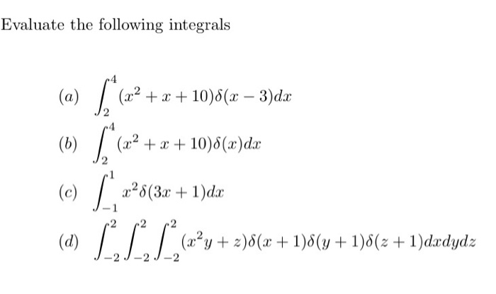 Solved Evaluate the following integrals (a) ["(x2 +2 +10)8(x | Chegg.com