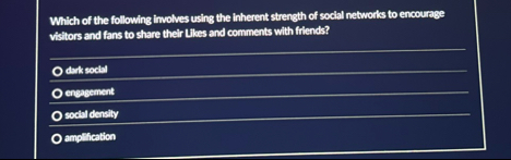 Solved Which of the following involves using the inherent | Chegg.com