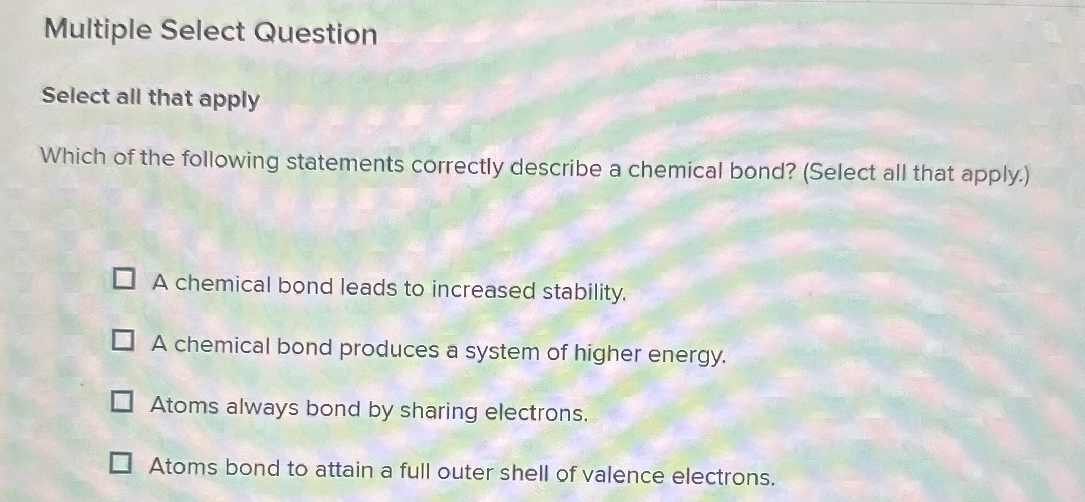 Solved Multiple Select QuestionSelect all that applyWhich of | Chegg.com