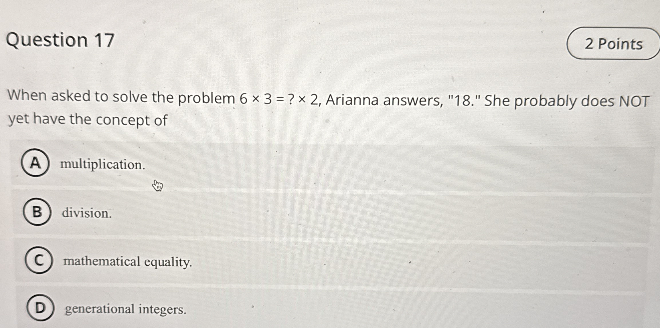 Solved Question 172 ﻿PointsWhen asked to solve the problem | Chegg.com