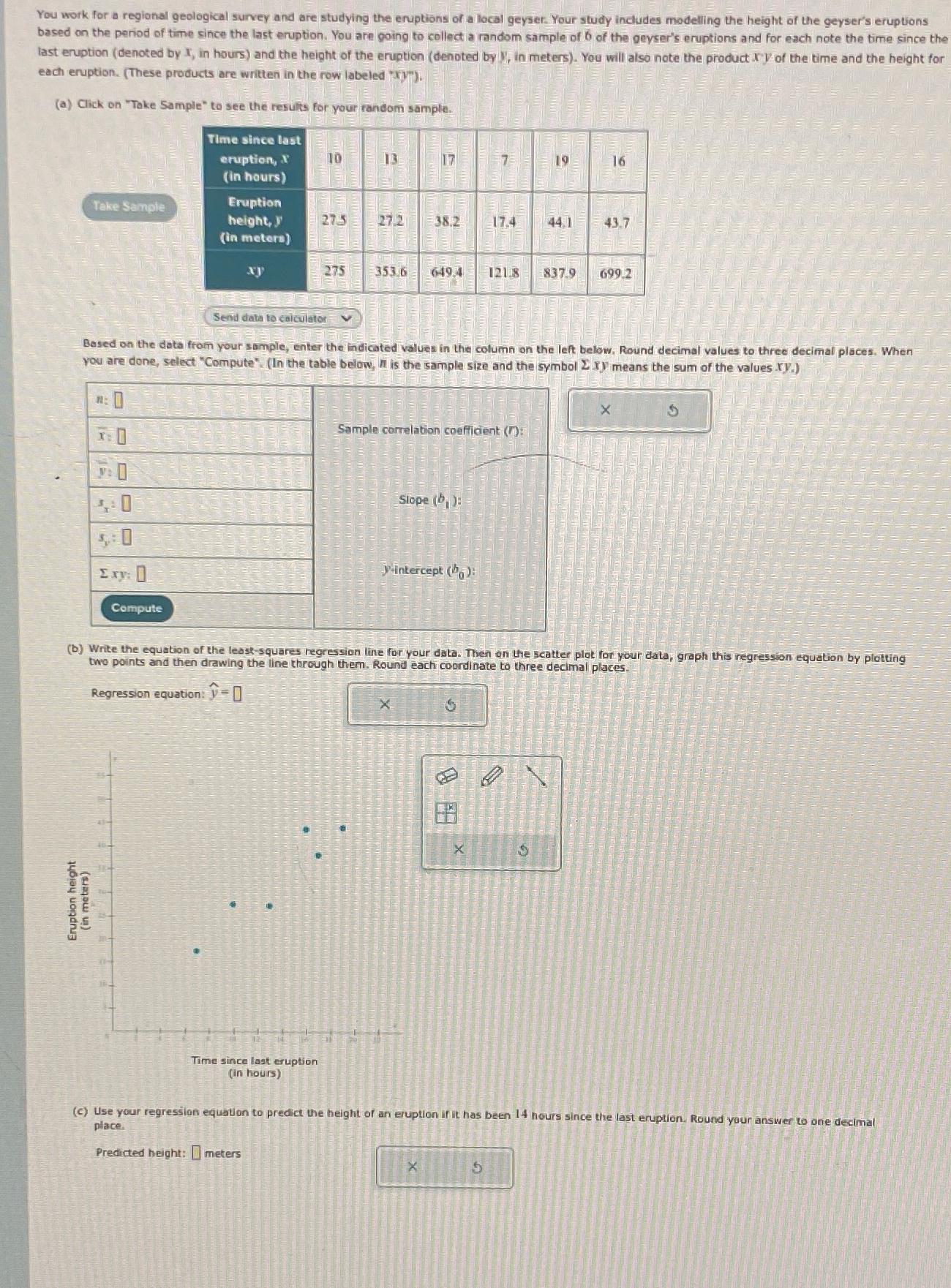 Solved You work for a regional geological survey and are | Chegg.com