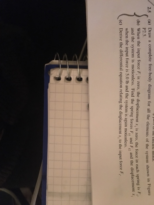 Solved eputa e electric moto. 2.5 (a) Draw a complete | Chegg.com