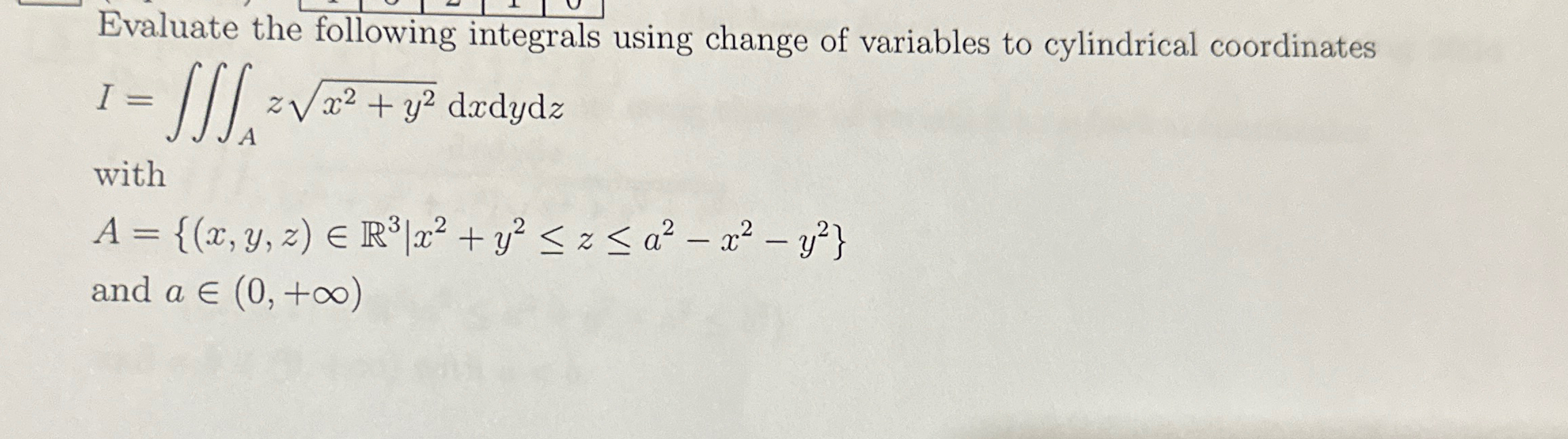 Evaluate the following integrals using change of | Chegg.com