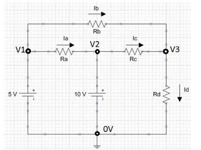 Solved 4- Use node voltage analysis to calculate V1, V2 and | Chegg.com