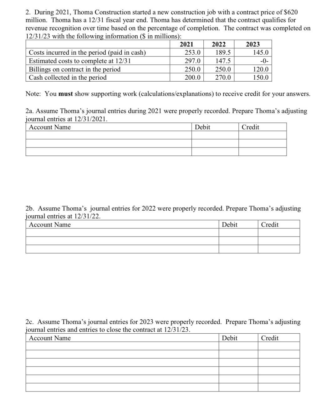 Solved Just need help with question 2c. ﻿Thank you | Chegg.com