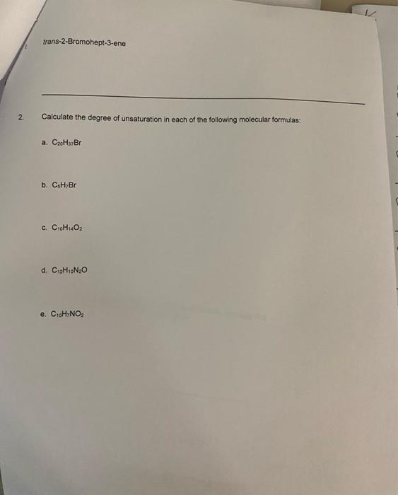 Solved NAME 1. Provide an unambiguous IUPAC name or | Chegg.com
