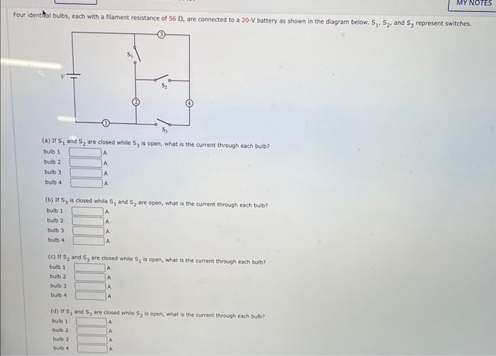 Solved (a) It S1 and S2 are closed whale S3 is open, what is | Chegg.com