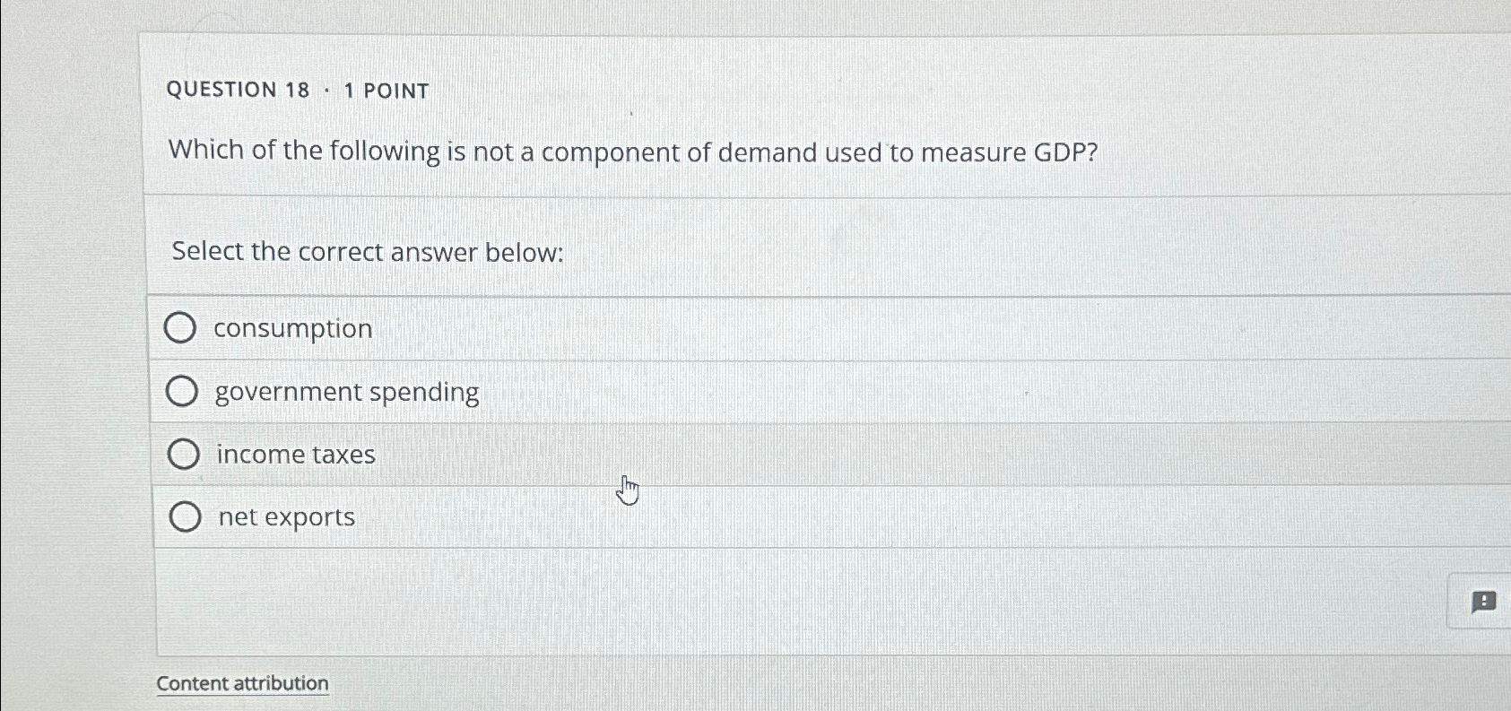 Solved QUESTION 18*1 ﻿POINTWhich of the following is not a | Chegg.com