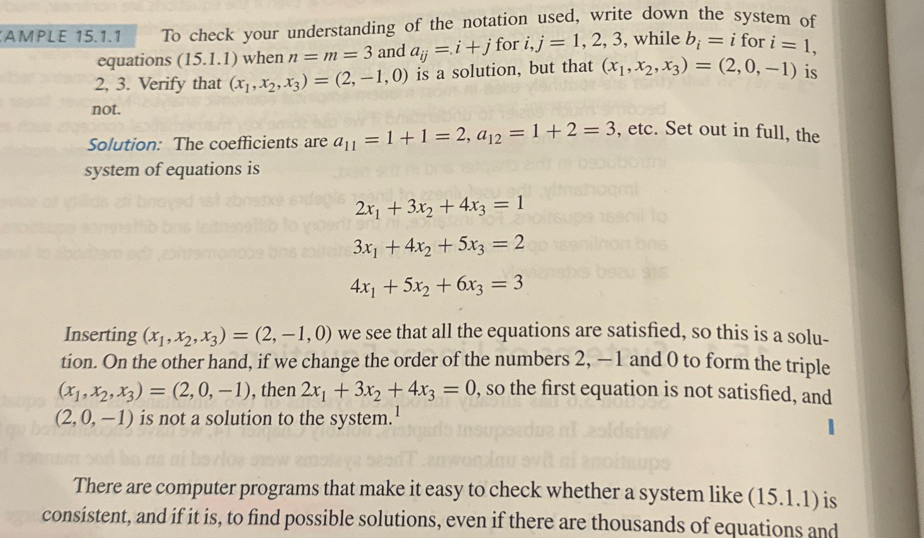Solved Write down the system of equations (15.1.1) ﻿in the | Chegg.com