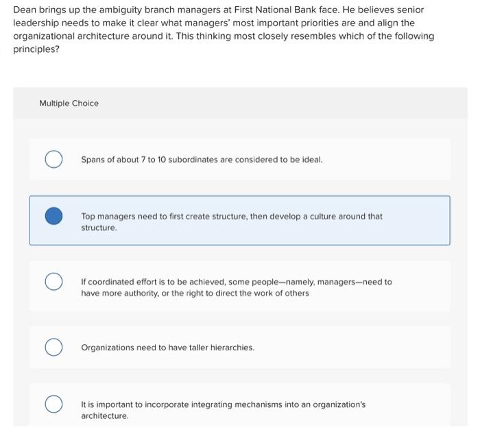 Solved Manager's Hot Seat: Organizational Structure- Merging | Chegg.com