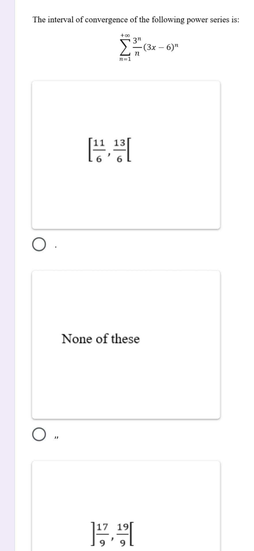 Solved Investigate the convergence of the following | Chegg.com