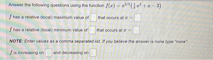 Solved Answer the following questions using the function | Chegg.com