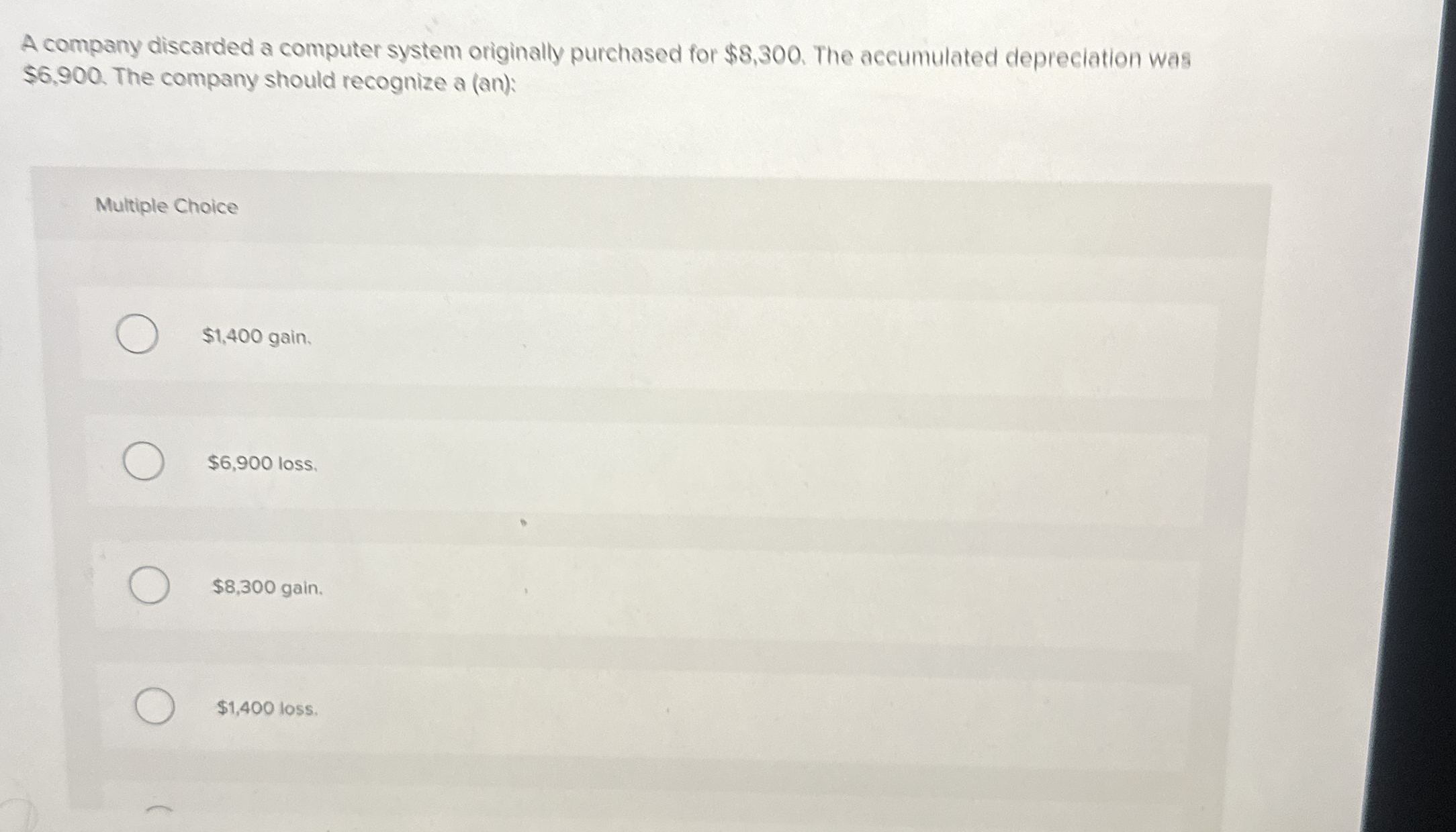 Solved A company discarded a computer system originally | Chegg.com