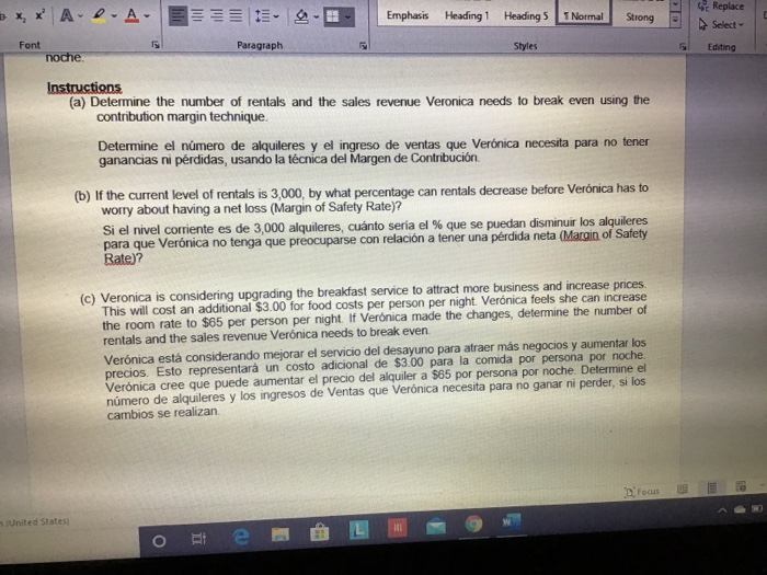 Solved Font Paragraph Styles Ed Pag 3 ACCT 1162 | Chegg.com