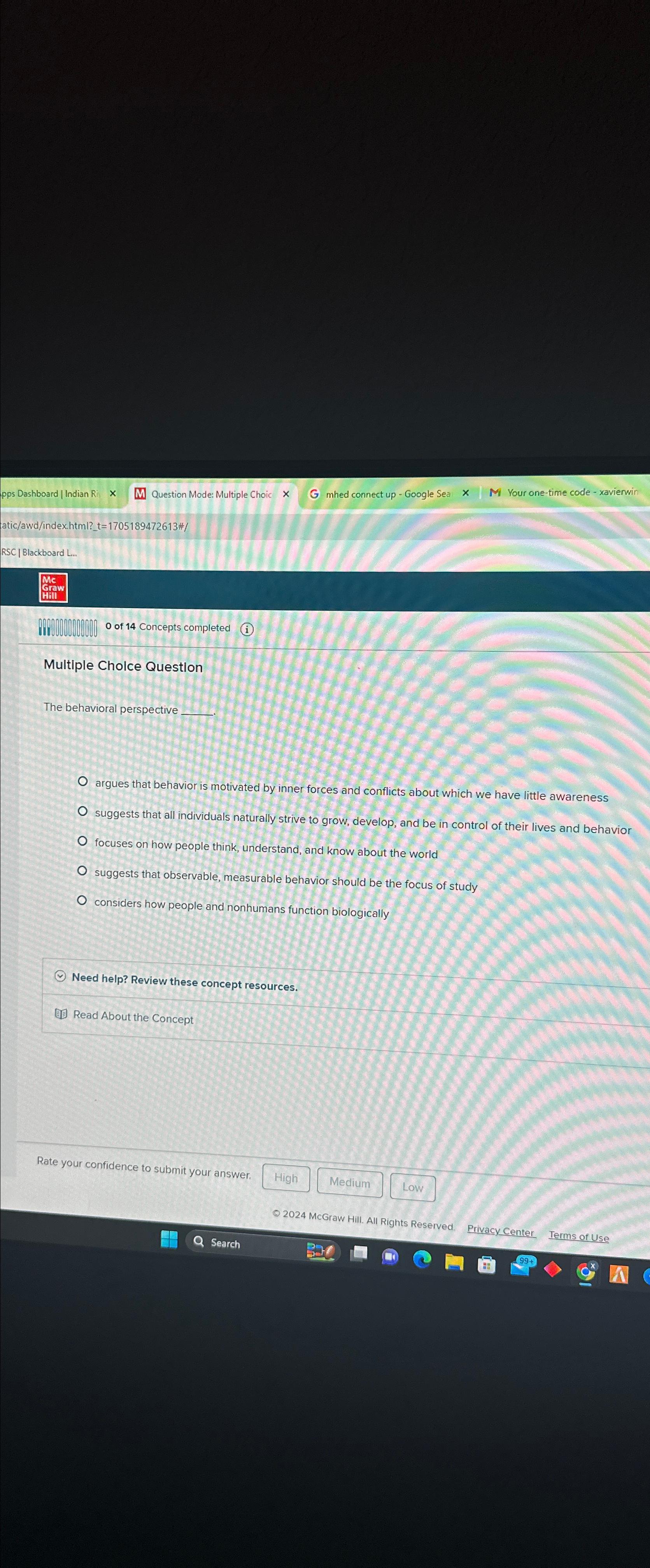 Solved Multiple Choice QuestionThe behavioral | Chegg.com