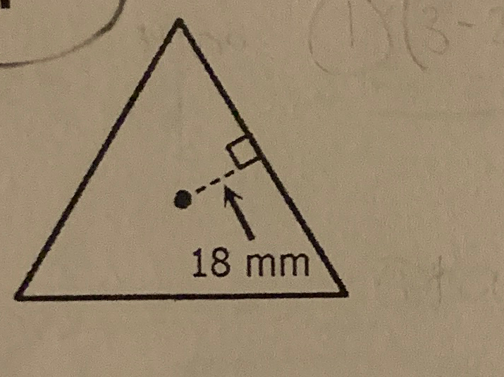 Solved find the apothem and/or side length | Chegg.com