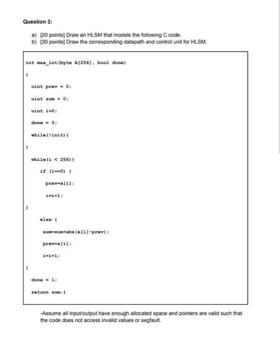 Question 3 A 20 Points Draw An Hlsm That Models 