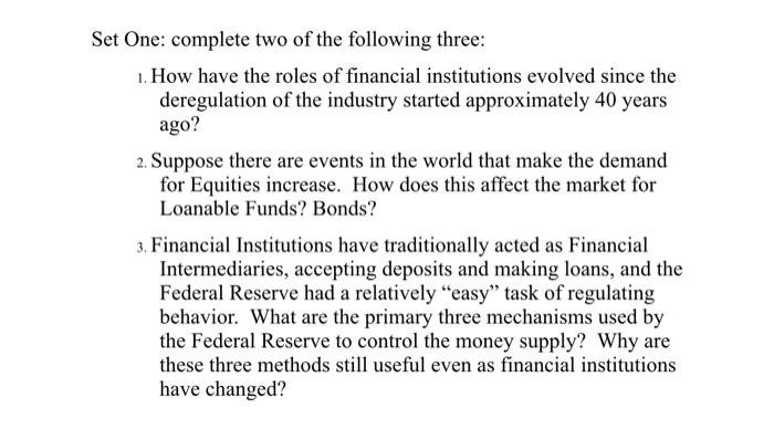 Solved Part Two: Explain THREE of the following (including | Chegg.com