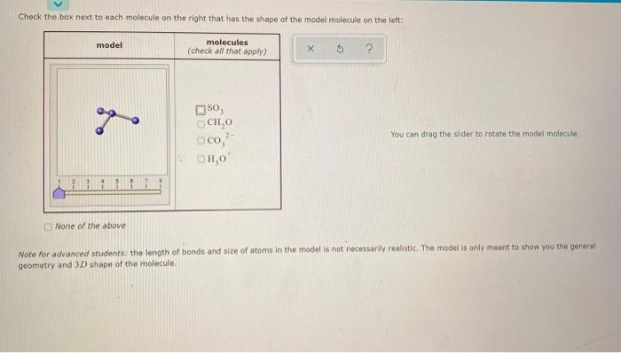 Solved Check the box next to each molecule on the right that | Chegg.com
