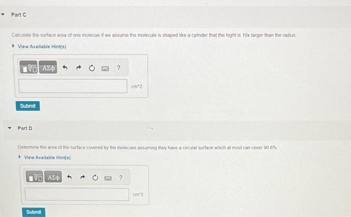 Calculate The Number Of Molecules In The Surface Part