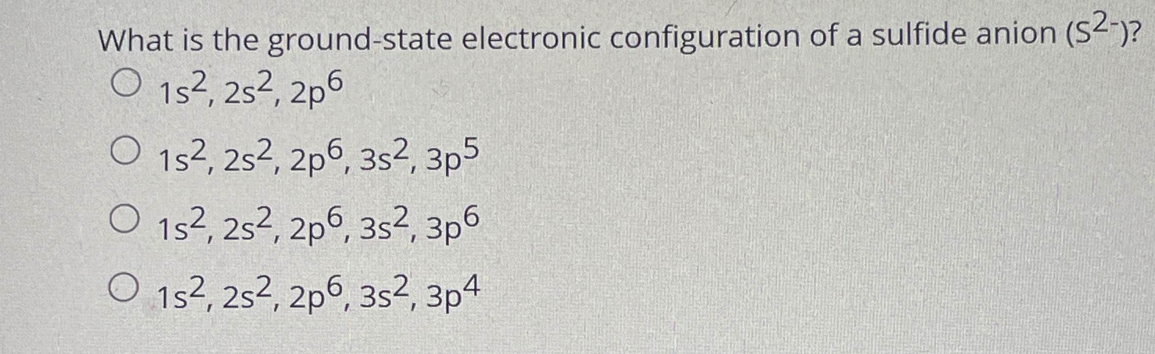Solved What is the ground-state electronic configuration of | Chegg.com