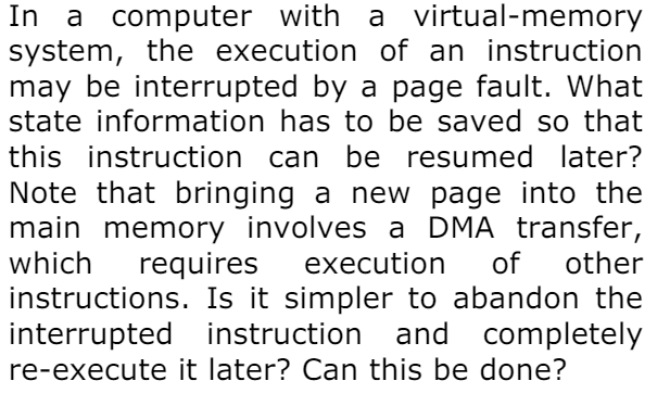 Solved In a computer with a virtual-memorysystem, the | Chegg.com