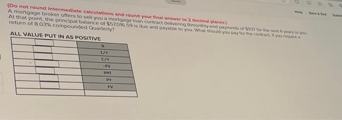 Solved (Do not round intermediate calculations and round | Chegg.com