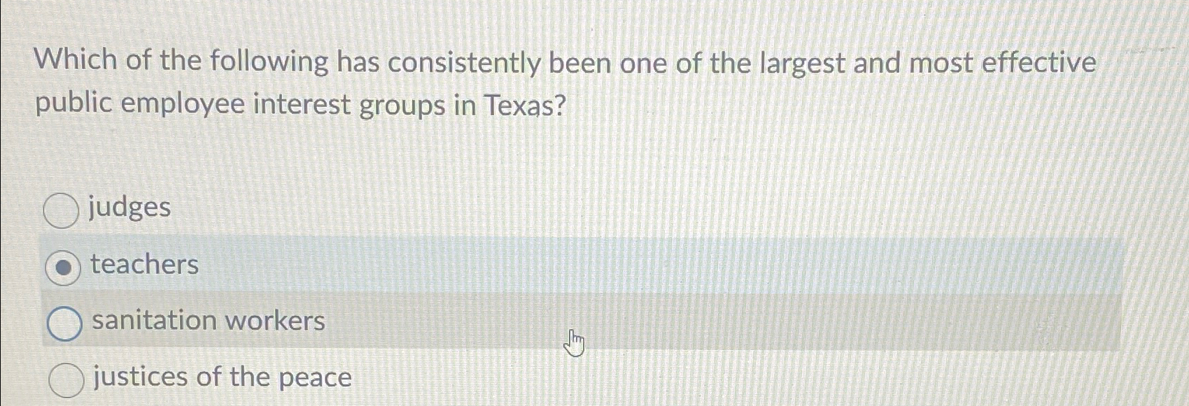 Solved Which of the following has consistently been one of | Chegg.com