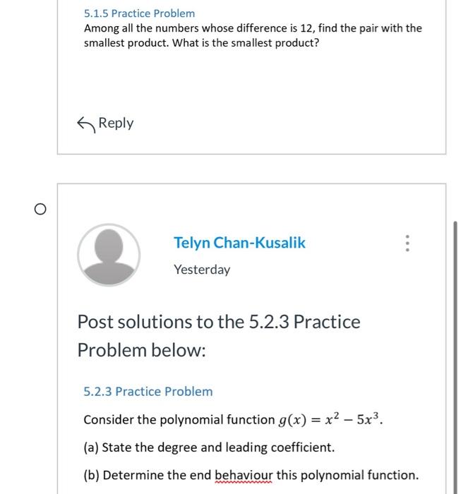 Solved O 5.1.5 Practice Problem Among all the numbers whose | Chegg.com