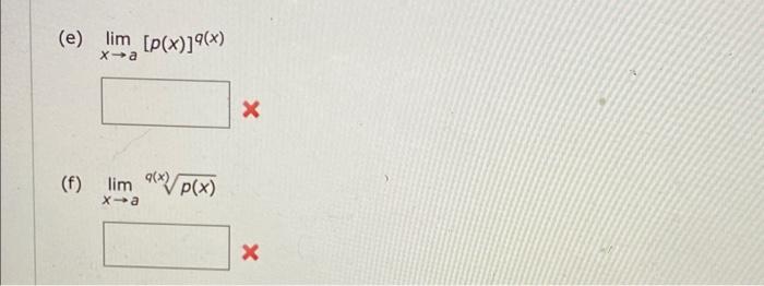 Solved Given that lim f(x) = 0 lim g(x) = 0 lim h(x) = 1 xa | Chegg.com
